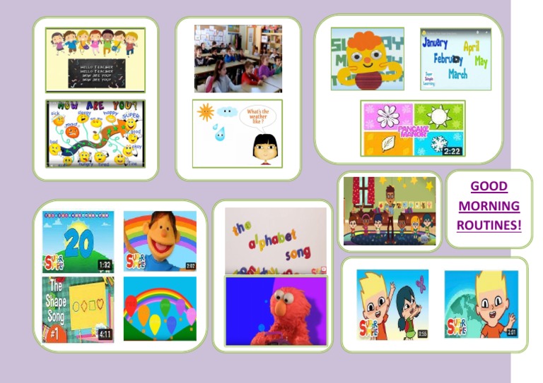 English Class Routines | PDF