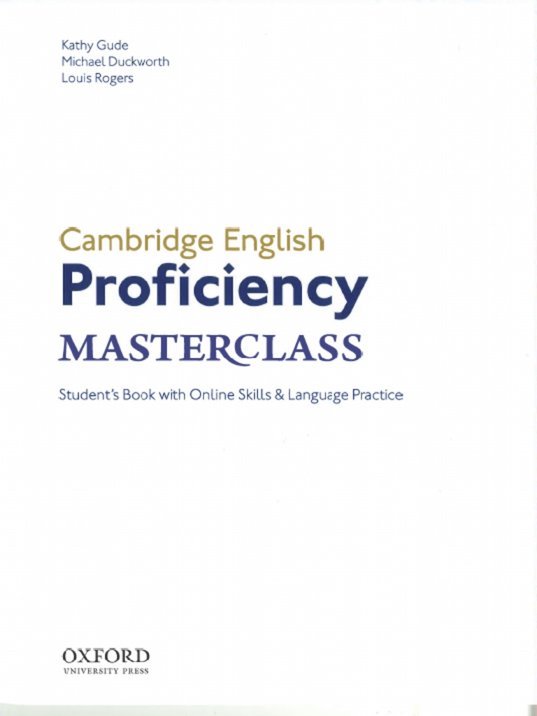 Contents and Introduction (Proficiency Masterclass) | PDF