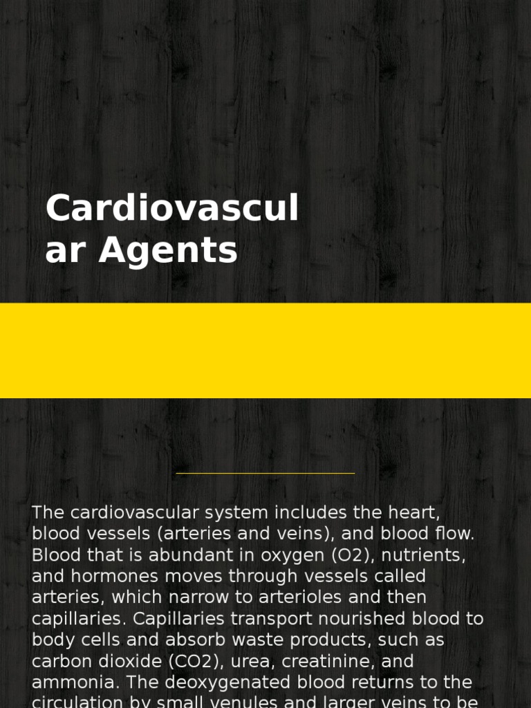 Pharmacology Cardiovascular | PDF | Heart | Circulatory System
