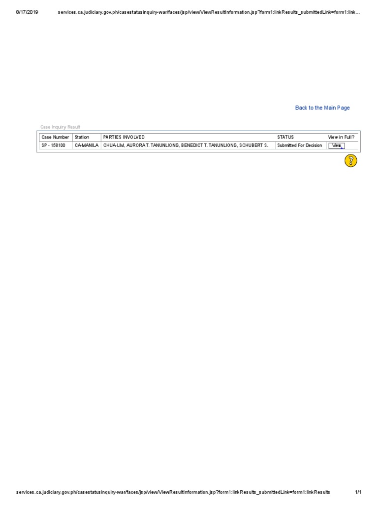Philippines Criminal Case Status Update | PDF | Social Science | Law