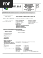 Hoja - de - Seguridad Pac (Policloruro de Aluminio) | PDF | Aluminio | Potasio
