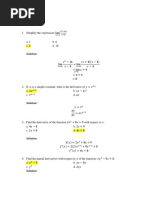 Set Theory Problems With Answers | PDF | Empty Set | Numbers