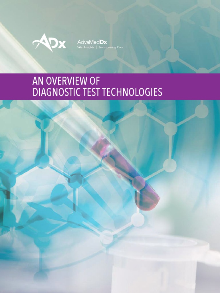 Adx Overview of Diagnostic Testing Technologies | PDF | Sensitivity And ...