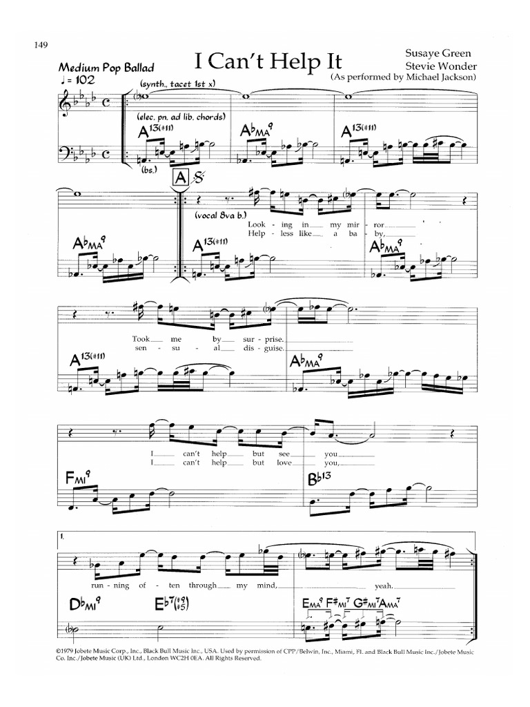 I Cant Help It | PDF