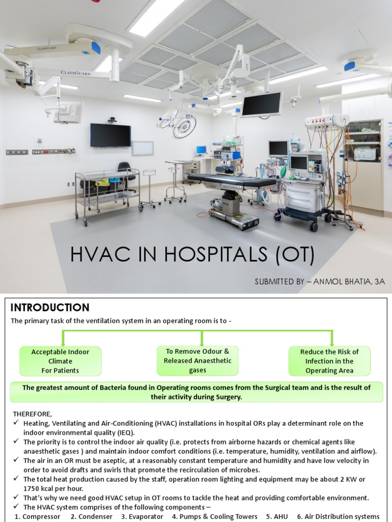 Operating Theatre HVAC System Design | PDF | Hvac | Ventilation ...