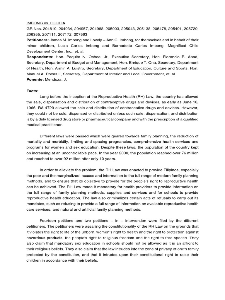 RH Bill | PDF | Birth Control | Reproductive Health