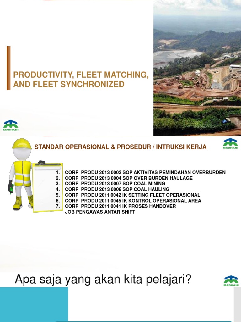 Productivity, Fleet Matching | PDF