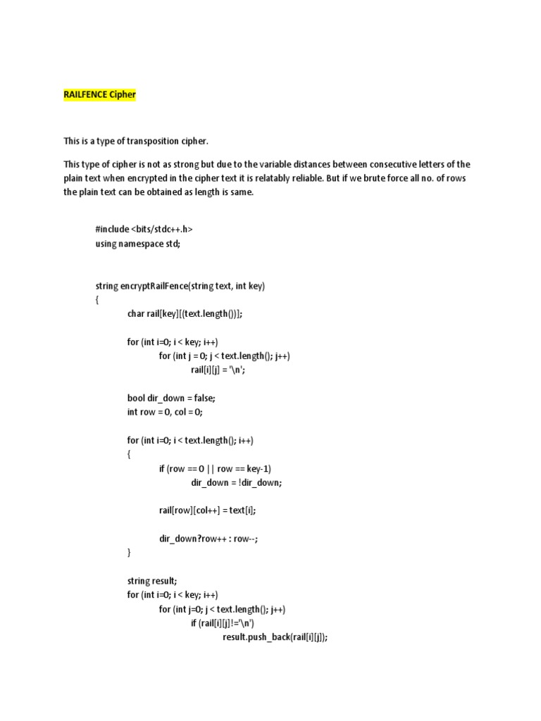 All Ciphers | PDF | Cipher | Espionage Techniques
