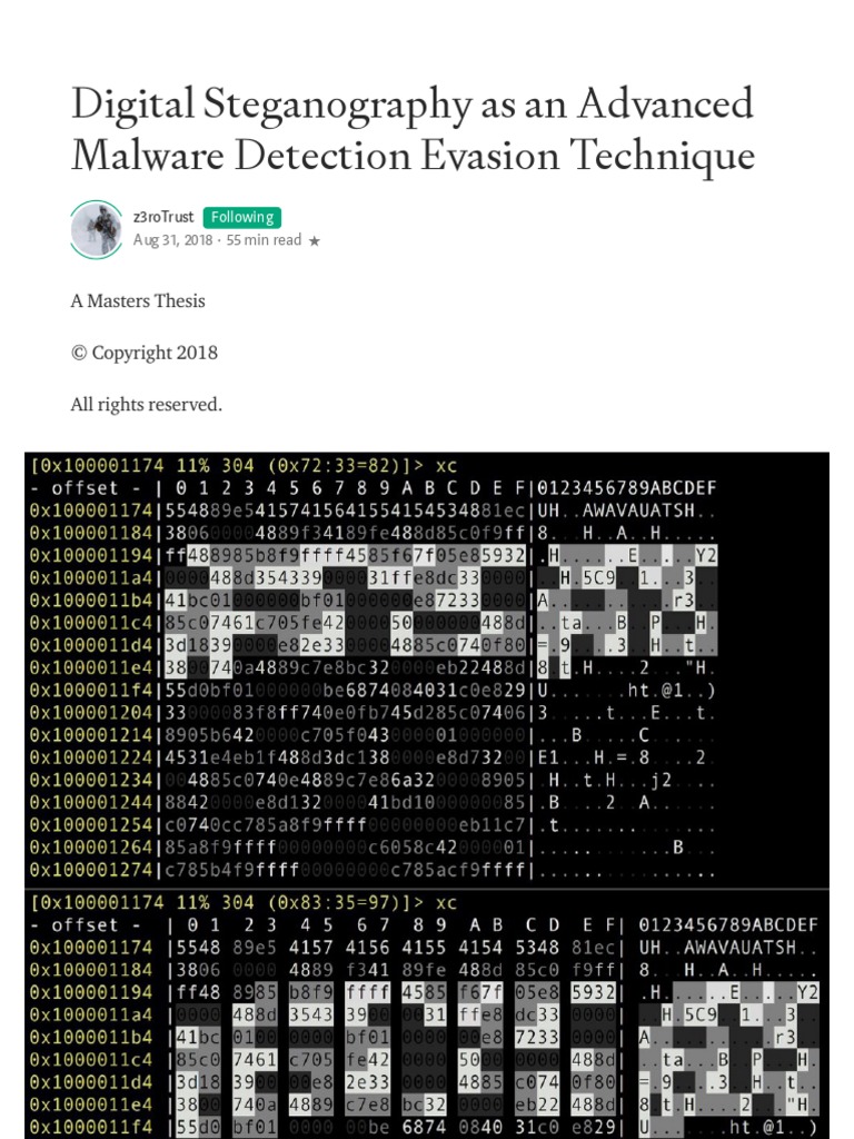 Digital Steganography As An Advanced Malware Detection Evasion ...