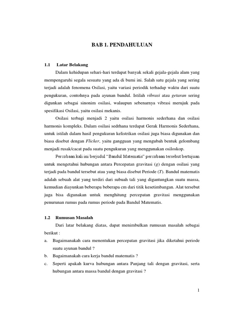 Bandul 3 | PDF