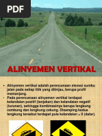 Alinyemen Horizontal Dan Vertikal Jalan | PDF