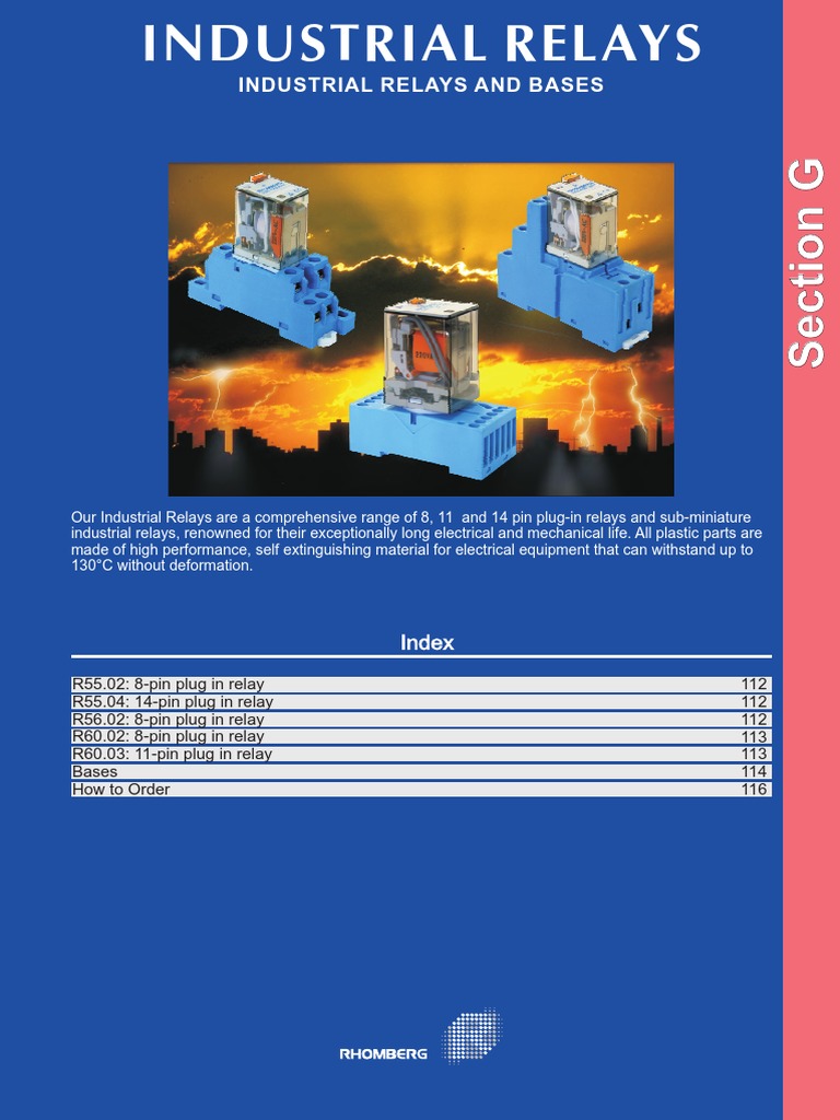 12 Pin Relay | PDF | Relay | Alternating Current
