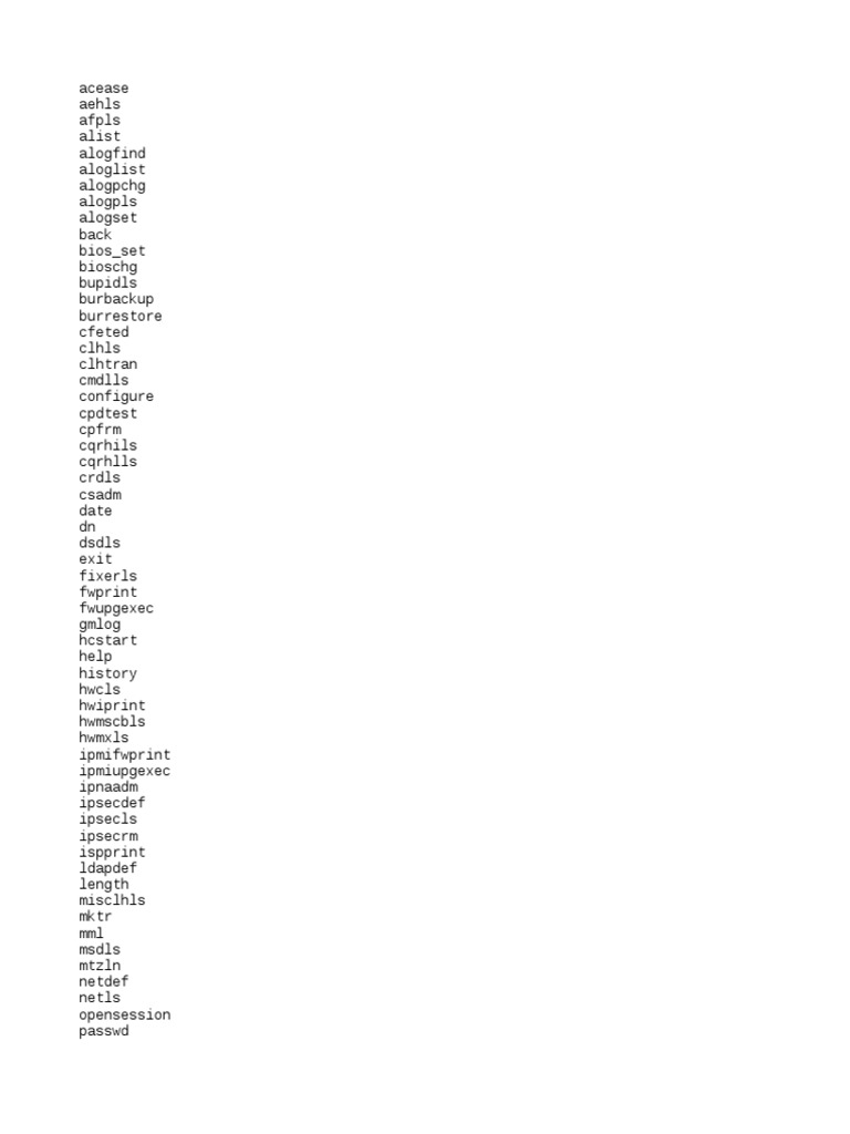 Comandos de APG | PDF | Computers