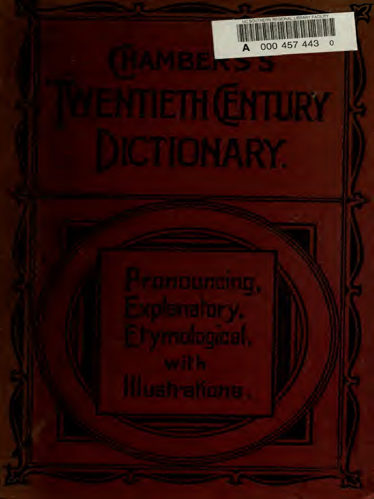 Chambersdictionary | PDF | Dictionary | English Language
