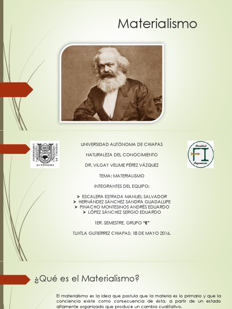 Materialismo | PDF | Materialismo | Dialéctico