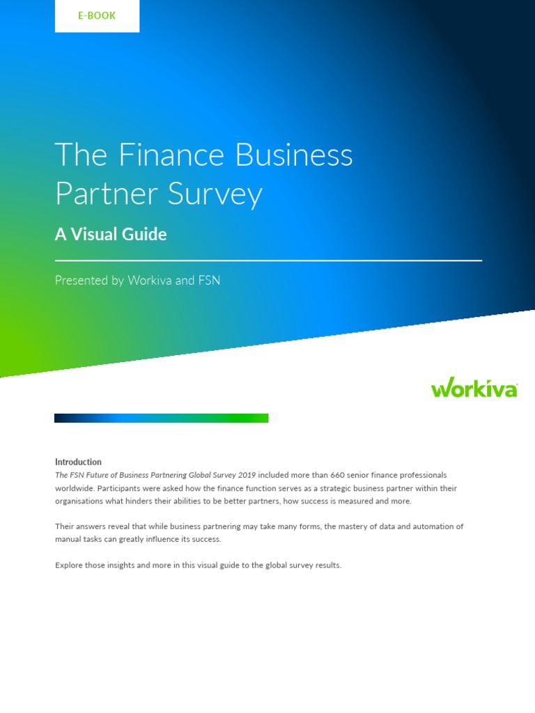 The Finance Business Partner Survey: A Visual Guide | PDF | Business ...
