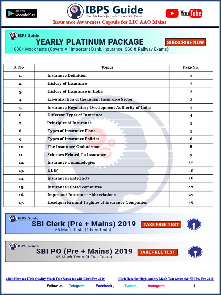 Insurance Awareness PDF | PDF | Life Insurance | Insurance
