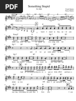 "Somethin' Stupid Sheet Music" | PDF | Frank Sinatra | Music