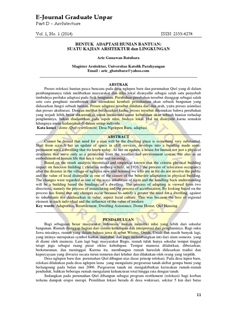 Bentuk Adaptasi Hunia | PDF
