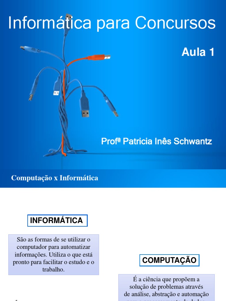 Informática para Concursos | PDF | Armazenamento de dados de computador ...