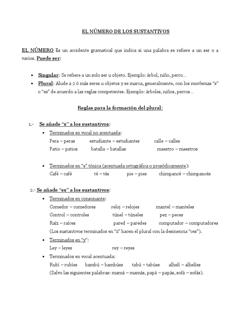 Ejercicios Gramática PDF | PDF | Numero Gramatical | Asunto (gramática)