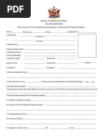 CSME - Application Form - 15MAR2021 | PDF | Passport