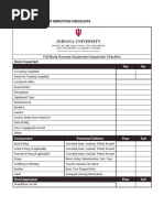 Welding Machine Safety Checklist | PDF