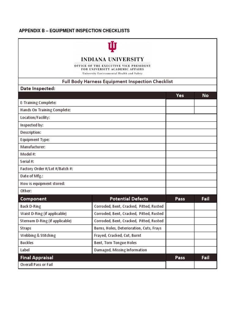 Equipment inspection checklists | PDF | Rust | Corrosion
