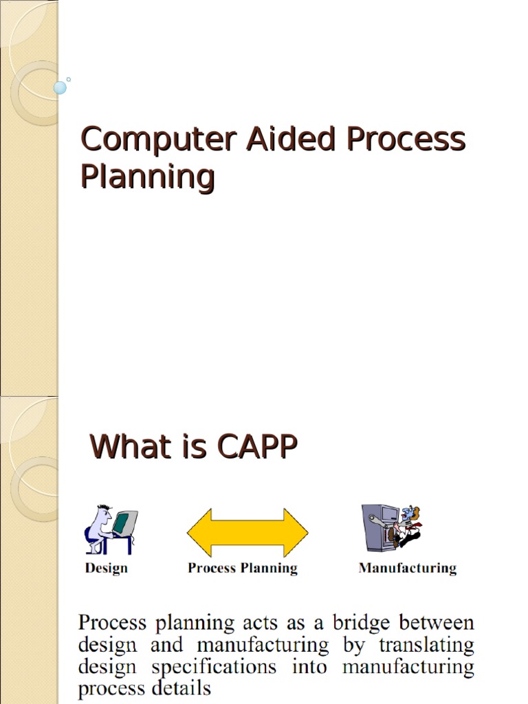 Computer Aided Process Planning | PDF | Business | Computers