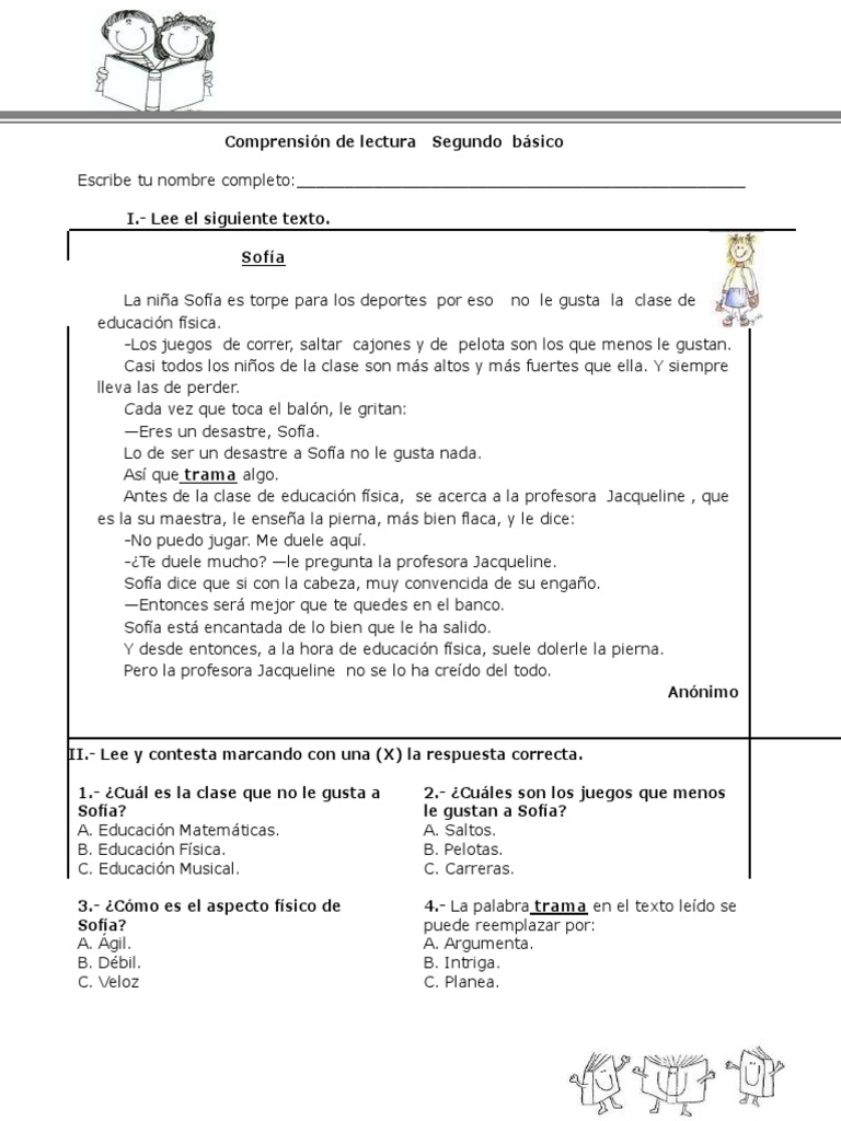 Reporte de lectura para segundo básico | PDF | Naturaleza
