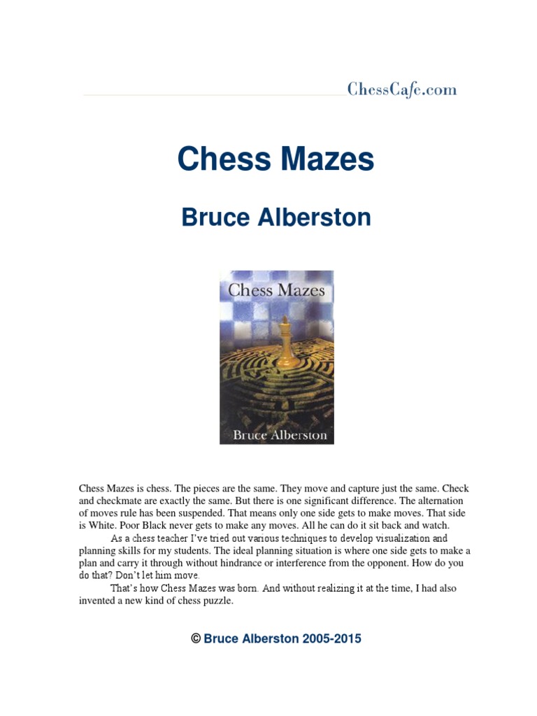 Chess Mazes - Chess Cafe | PDF | Chess | Traditional Board Games