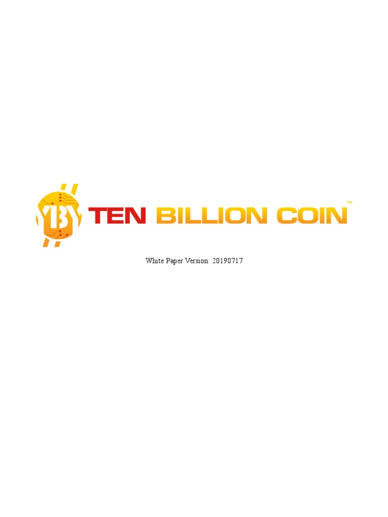 TenBillion Coin White Paper 20190717 | PDF | Chief Financial Officer ...