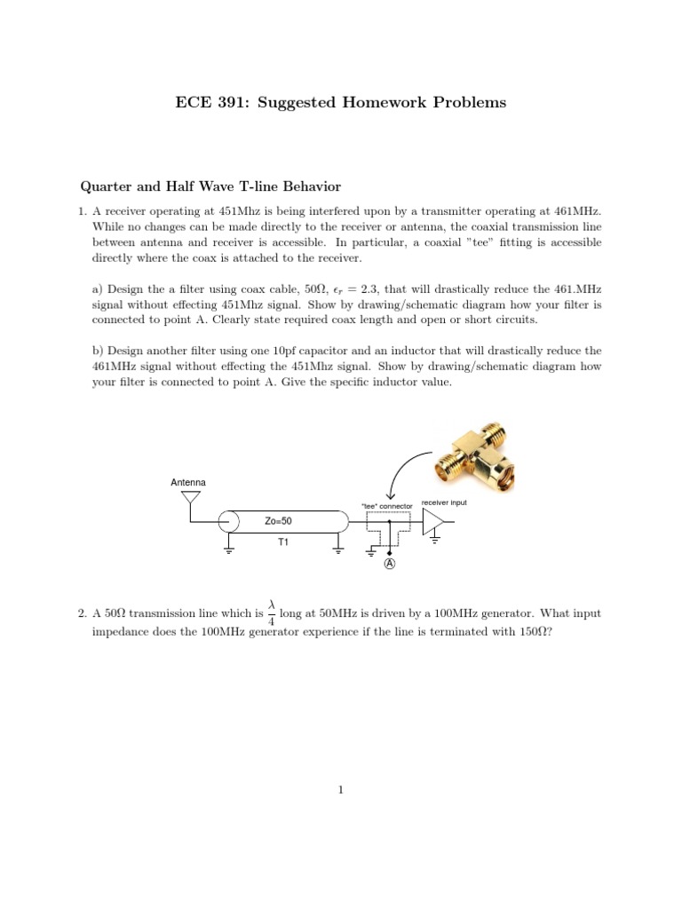 Lossy Lines | PDF | Coaxial Cable | Electronic Filter