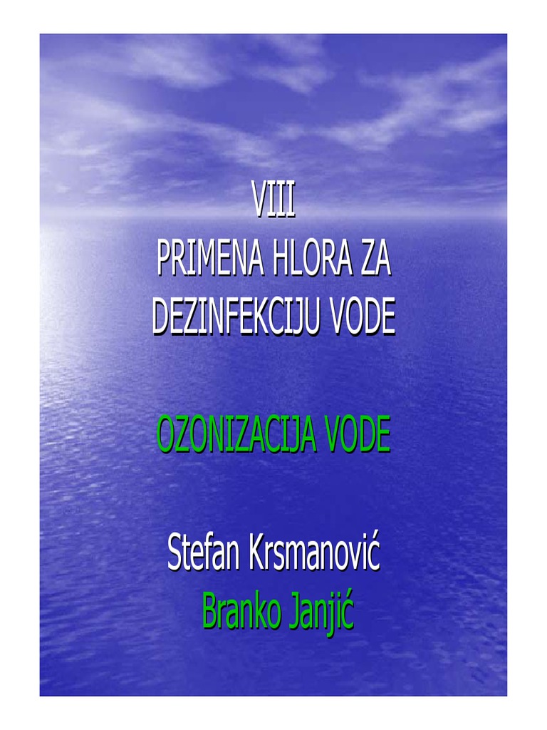 VIII Hlor Stefan Ozon Branko | PDF