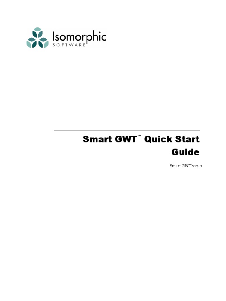 Smart GWT Quick Start Guide | PDF | Web Application | World Wide Web