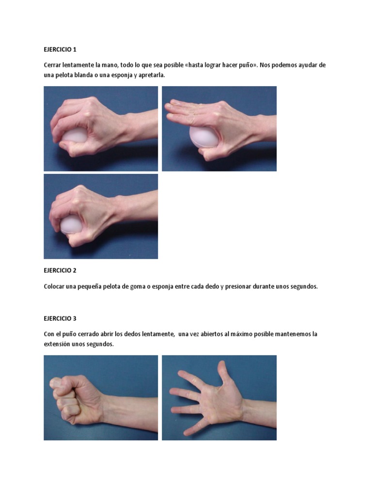 Ejercicios de Mano | PDF