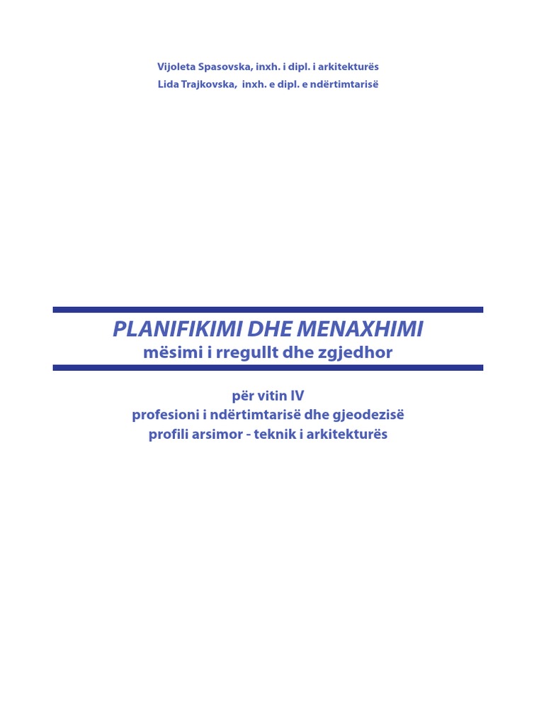 43 - Planiranje I Menadzment (Redoven I Izboren) Za IV - ALB - PRINT - WEB | PDF