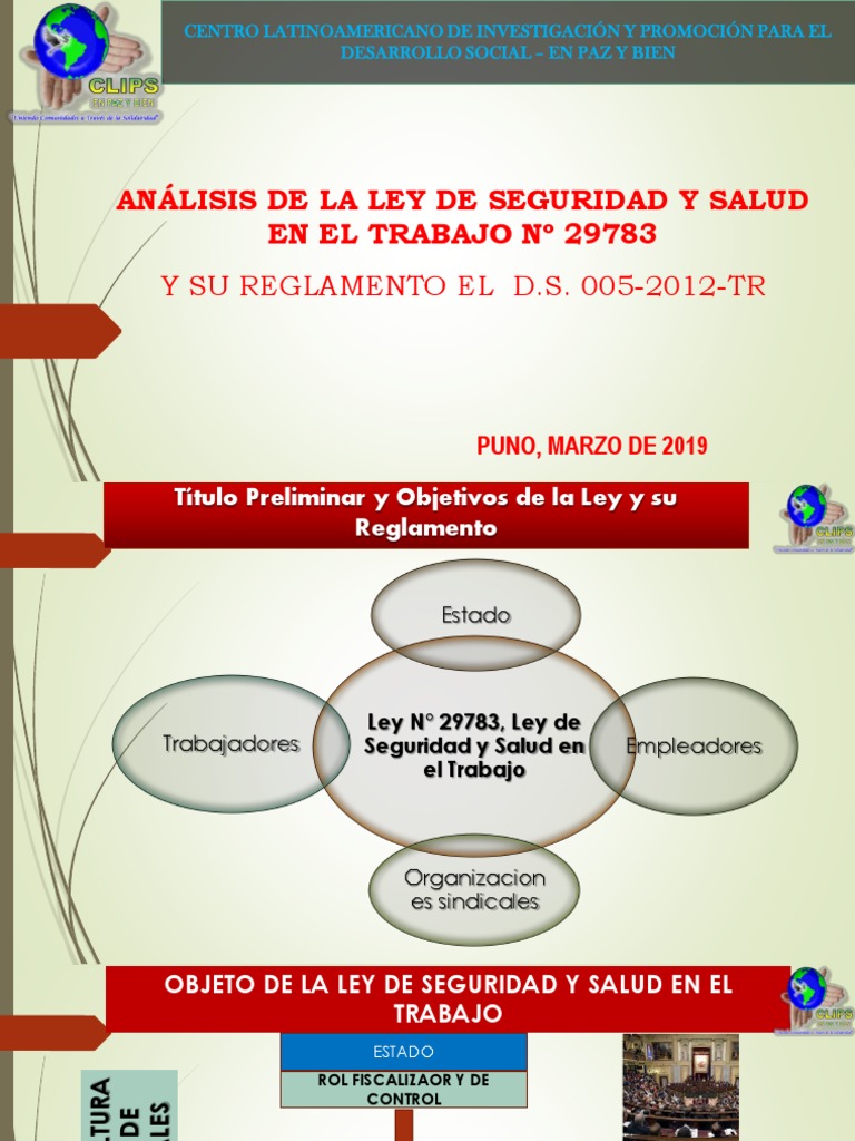 Seguridad y Salud Análisis de La Ley #29783 - 2019 | PDF | Labor | Empleo