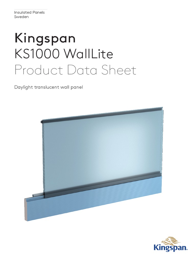 Architects' Guide to KS1000 WallLite | PDF | Wall | Thermal Insulation