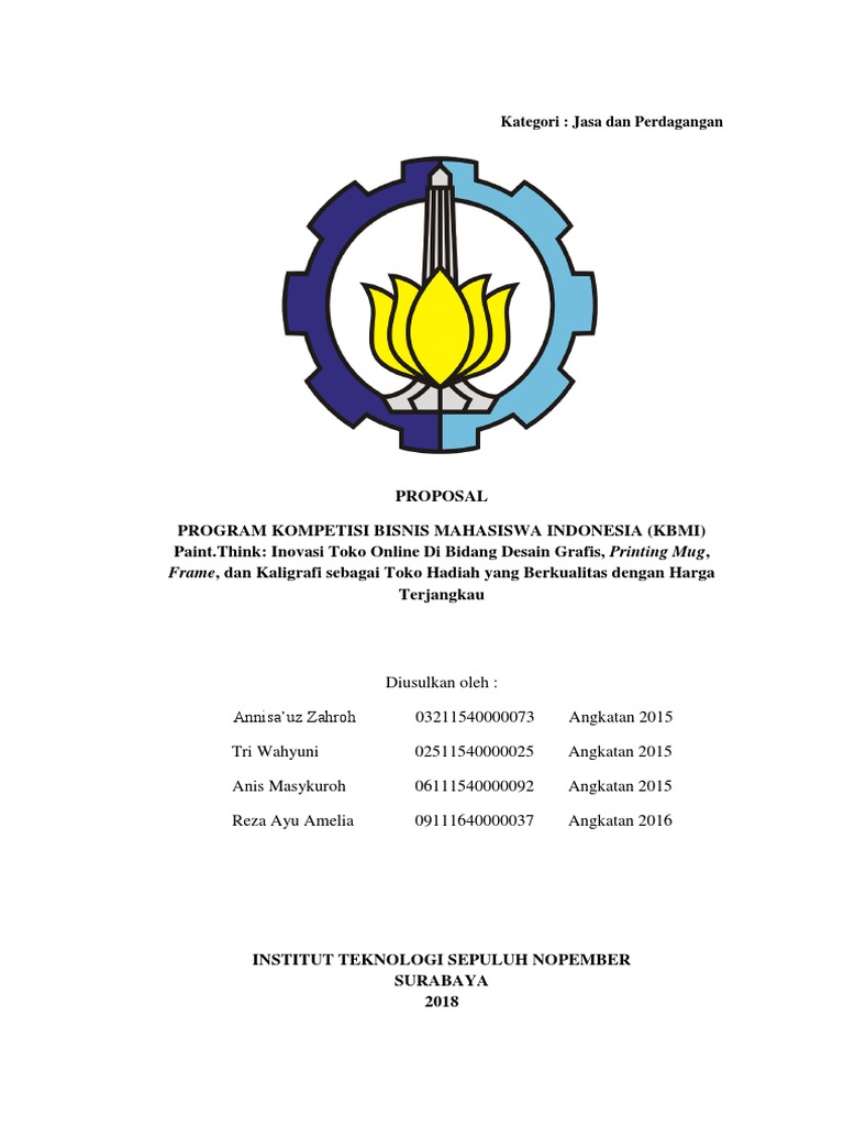 Proposal Kbmi-1 | PDF