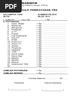 Struk Bensin Manual | PDF