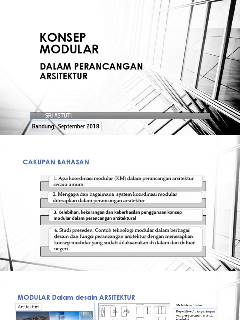 A3c02 Konsep Modular Dalam Perancangan Arsitektur | PDF