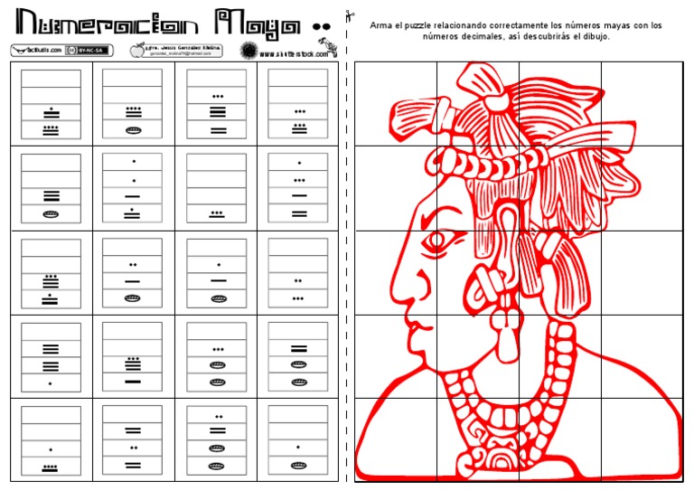 Numeros Mayas 2 CLAVE | PDF