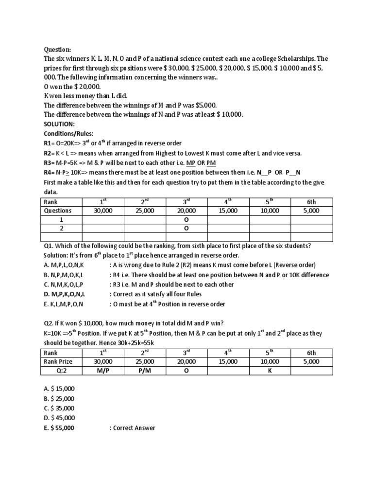 AD ATC Analytical Question Solution PDF | PDF | Teaching Mathematics