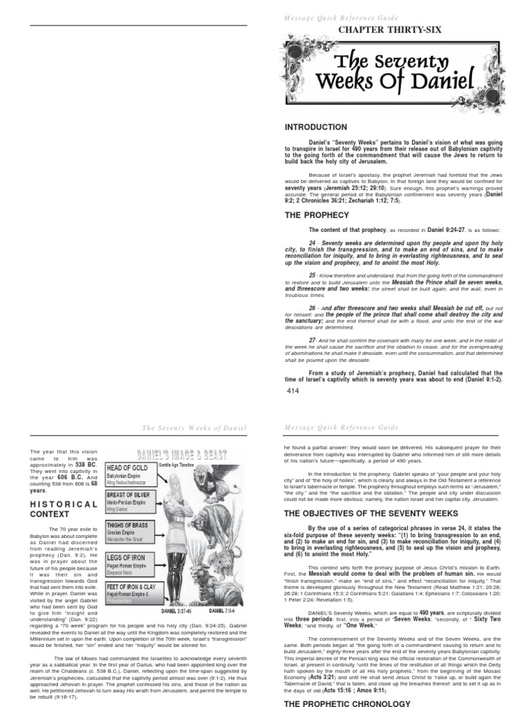 Chapter Thirty-Six: Message Quick Reference Guide | PDF | Book Of ...