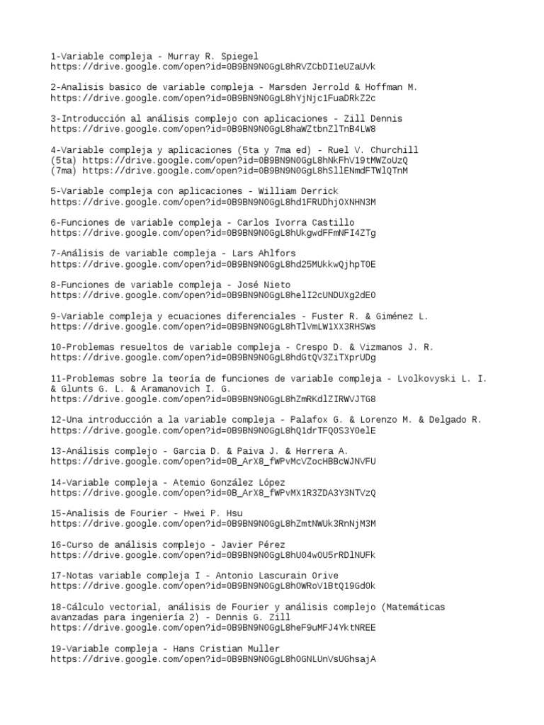Variable Compleja | PDF | Análisis complejo | Cálculo
