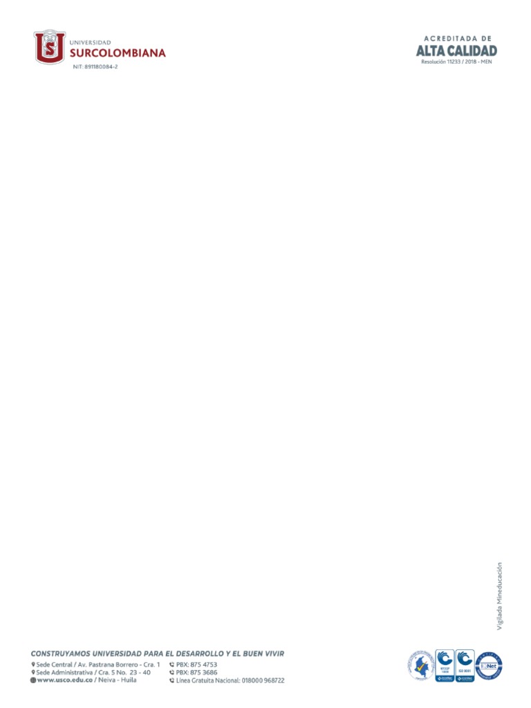 Membrete USCO | PDF