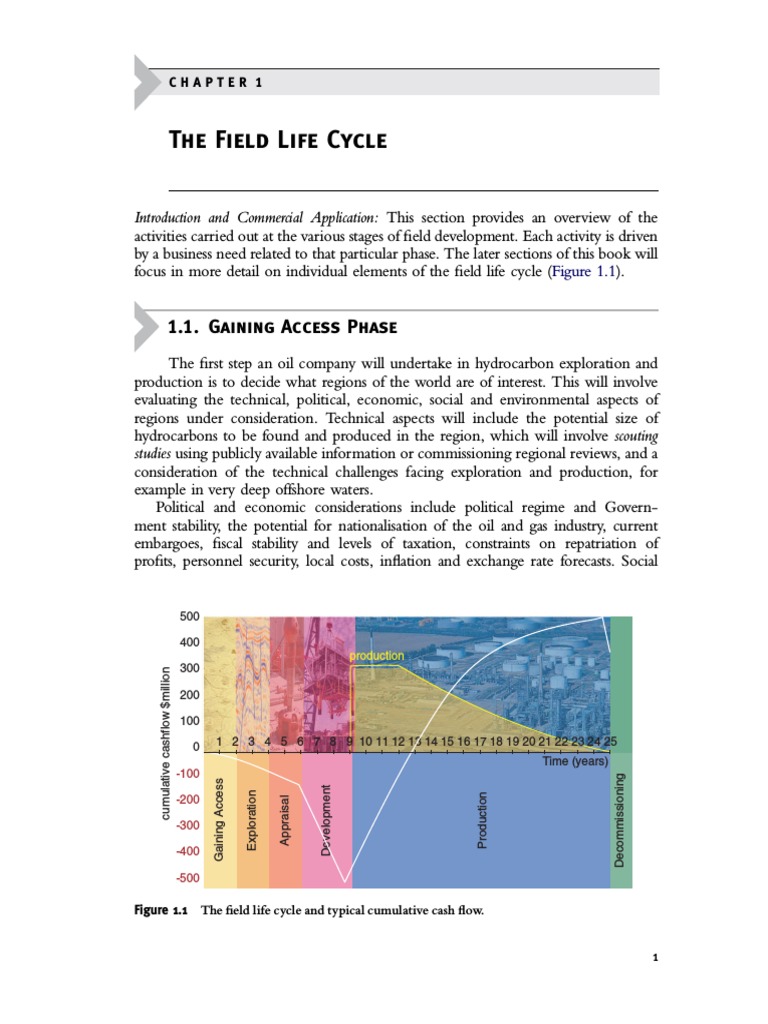The Field Life Cycle: 1.1. Gaining Access Phase | PDF | Hydrocarbon ...