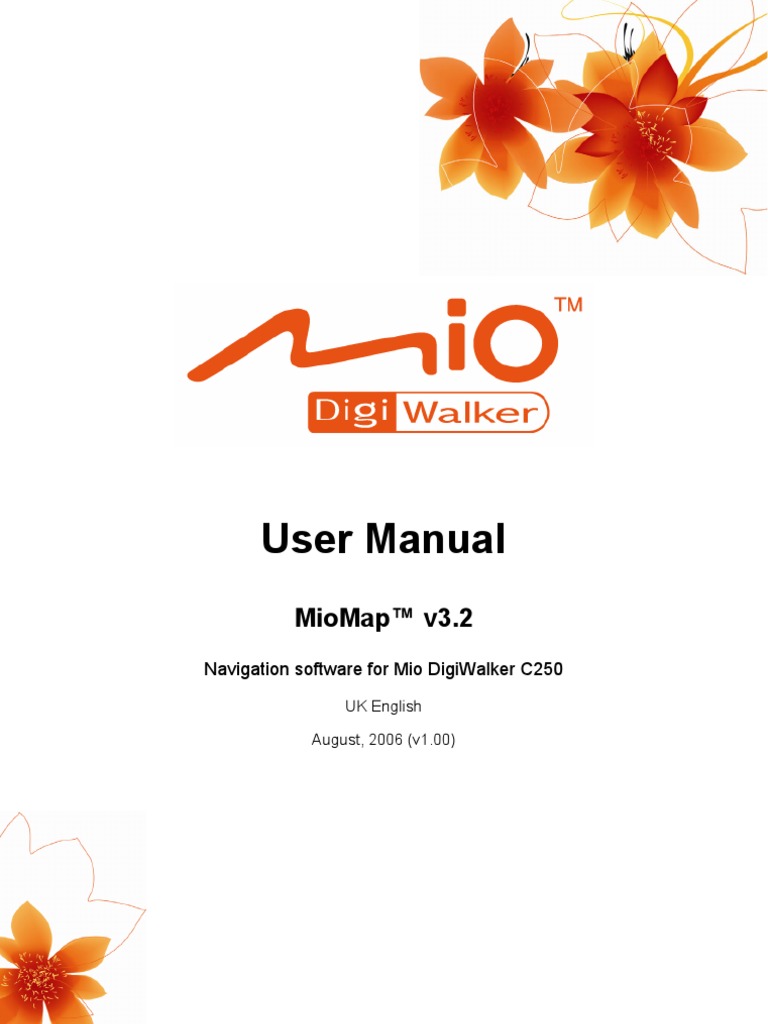 C250 UserManual MioMap v3.2 UK | PDF | Computer Keyboard | Computing ...