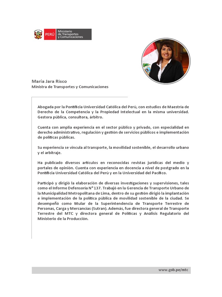 CV Maria Jara | PDF
